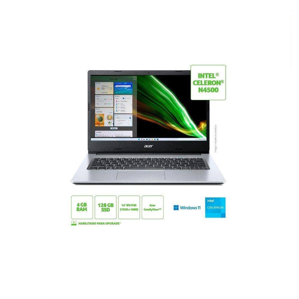 Notebook acer aspire 3 a315 33 c58x intel celeron n3060 memoria4gb hd ...