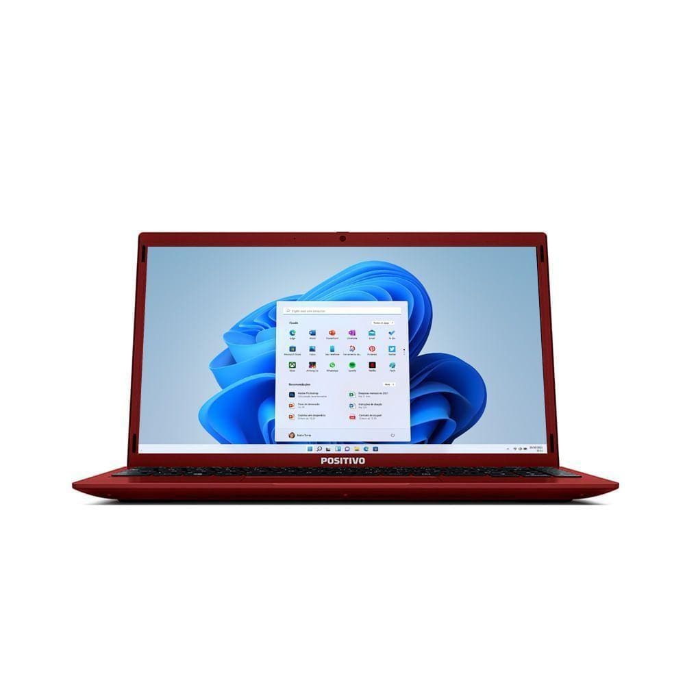 Notebook windows 11 vermelho | Casas Bahia