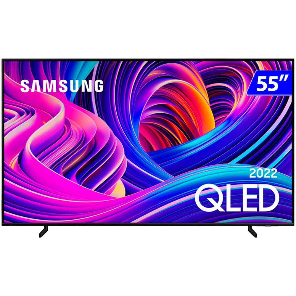 Smart tv qled 55 4k samsung 55qt80 | Casas Bahia