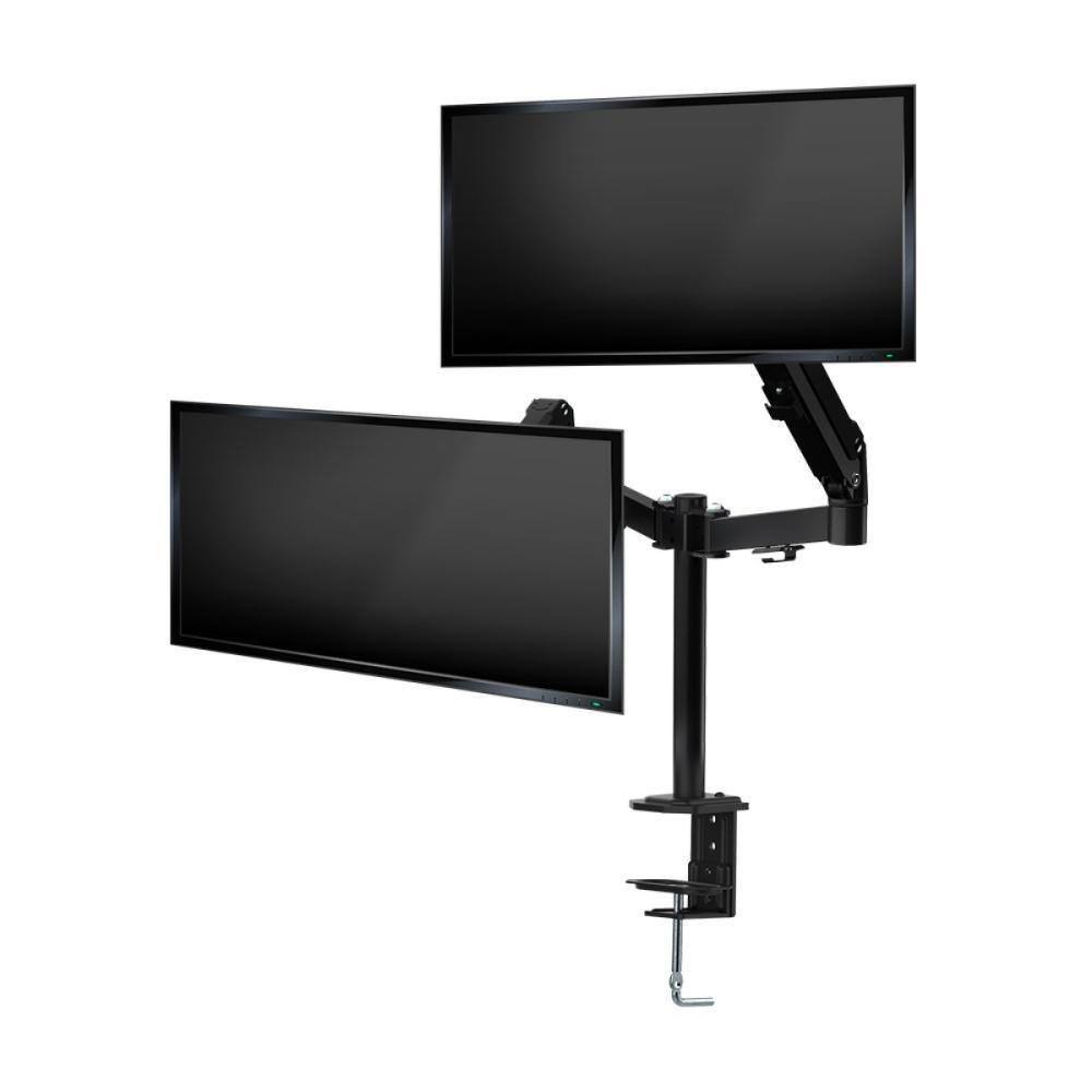 Suporte de mesa duplo articulado para monitores de 17 a 27 polegadas ...