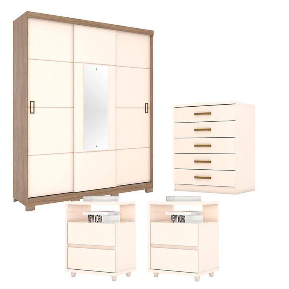 Guarda roupa casal com 6 gaveteiro | Casas Bahia