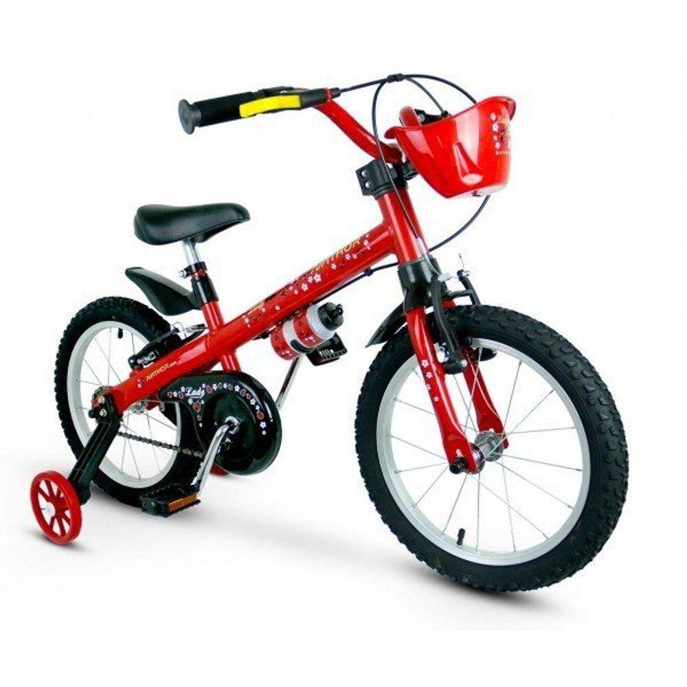 Bicicleta infantil menina com rodinha aro 16 princesa | Casas Bahia