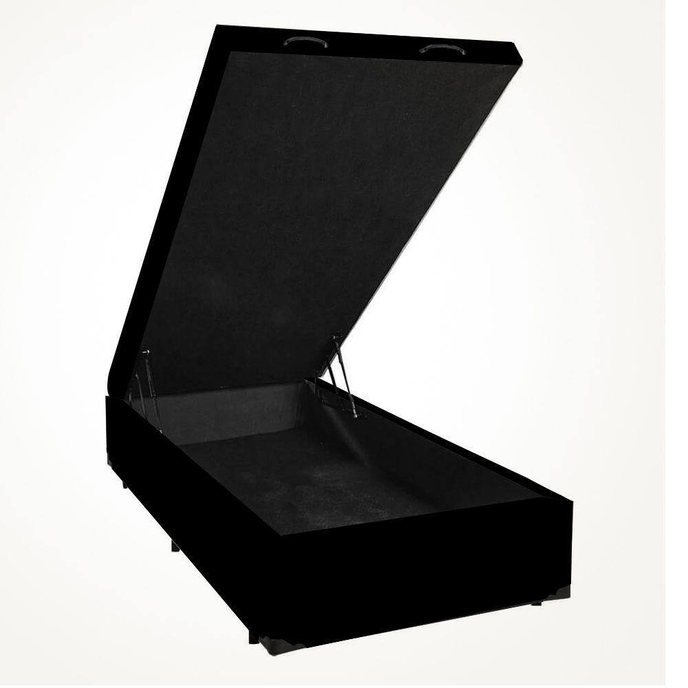 Cama box bau solteira colchao espuma d33 | Casas Bahia