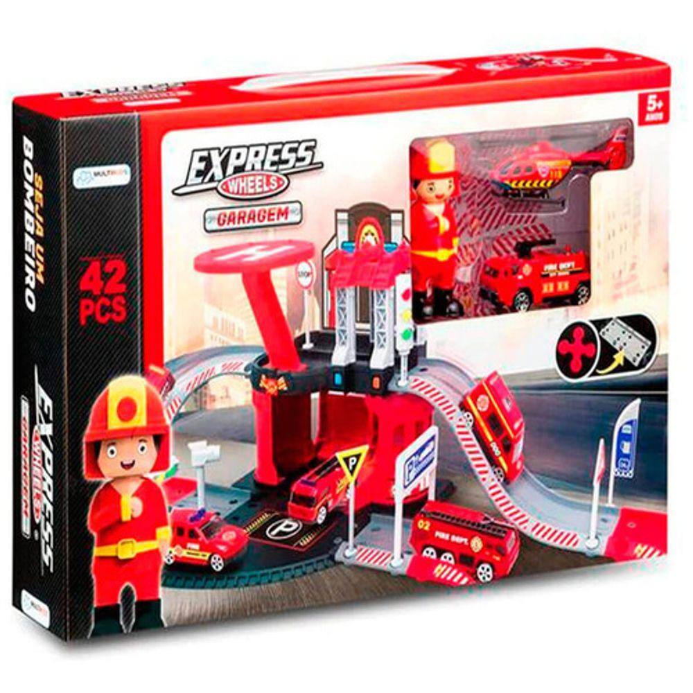 Hot wheels express garagem bombeiro | Casas Bahia