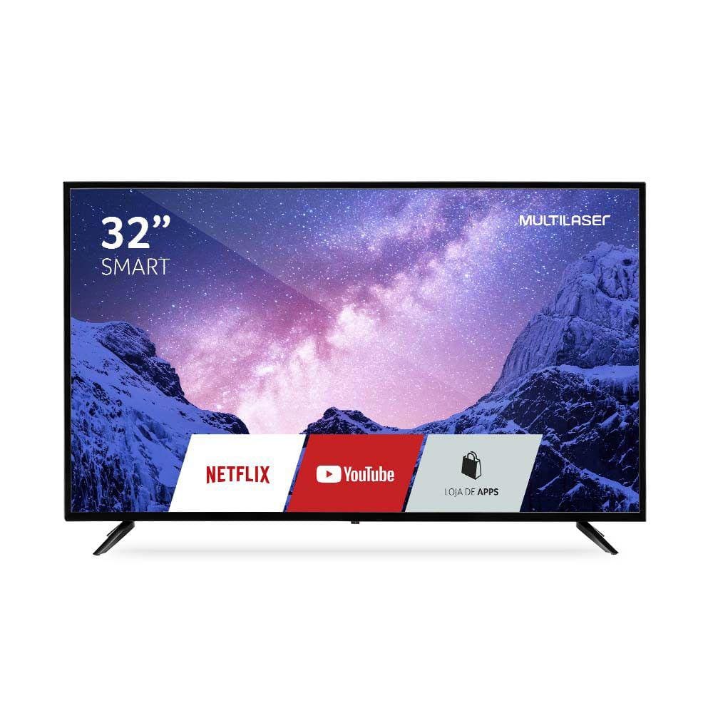 Smart TV Multi 32 HD, com Wifi Integradoe e Netflix, Bivolt - TL026 em ...