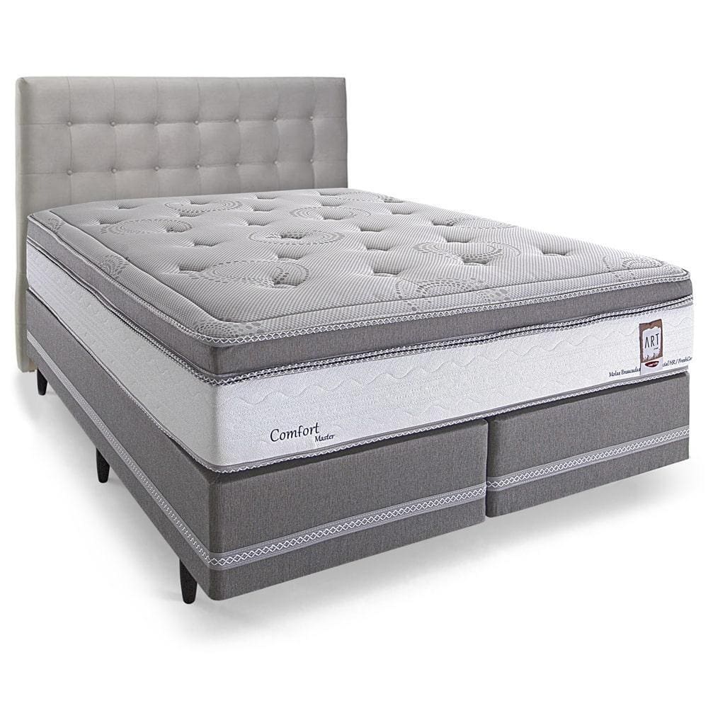Cama box queen herval molas ortopedic | Casas Bahia
