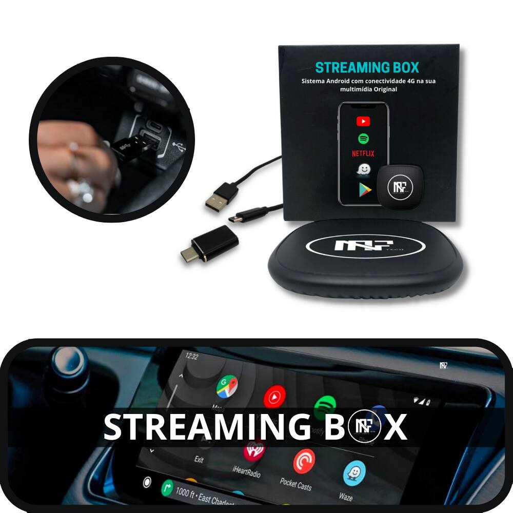 Streaming box android auto | Casas Bahia