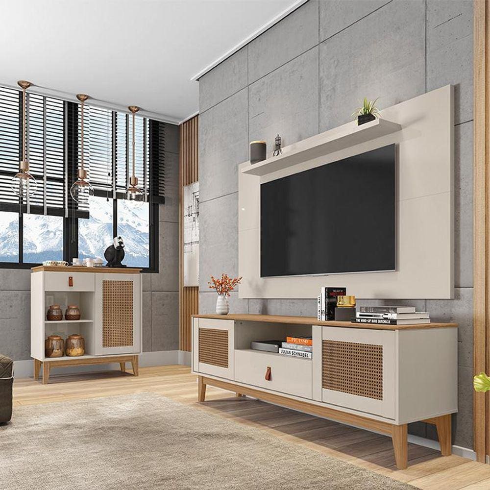 Painel rack e aparador | Casas Bahia