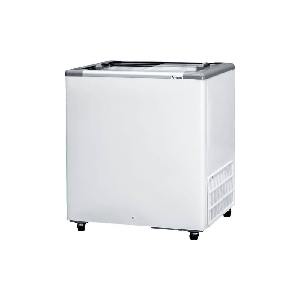 Qual o consumo do freezer 216 horizontal fricon | Casas Bahia