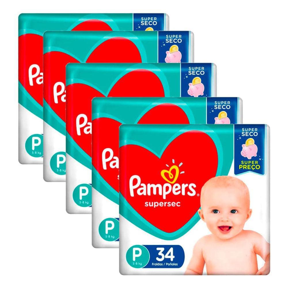 Kit fralda pampers supreme care m Black Friday | Vale Pix - Casas Bahia