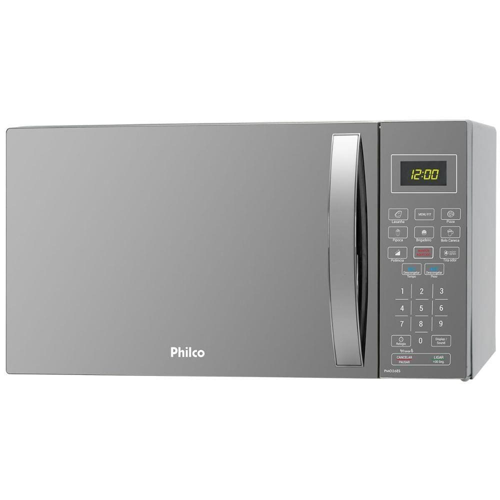 Microondas philco pmo26es prata 26l 1400w Black Friday | Vale Pix ...