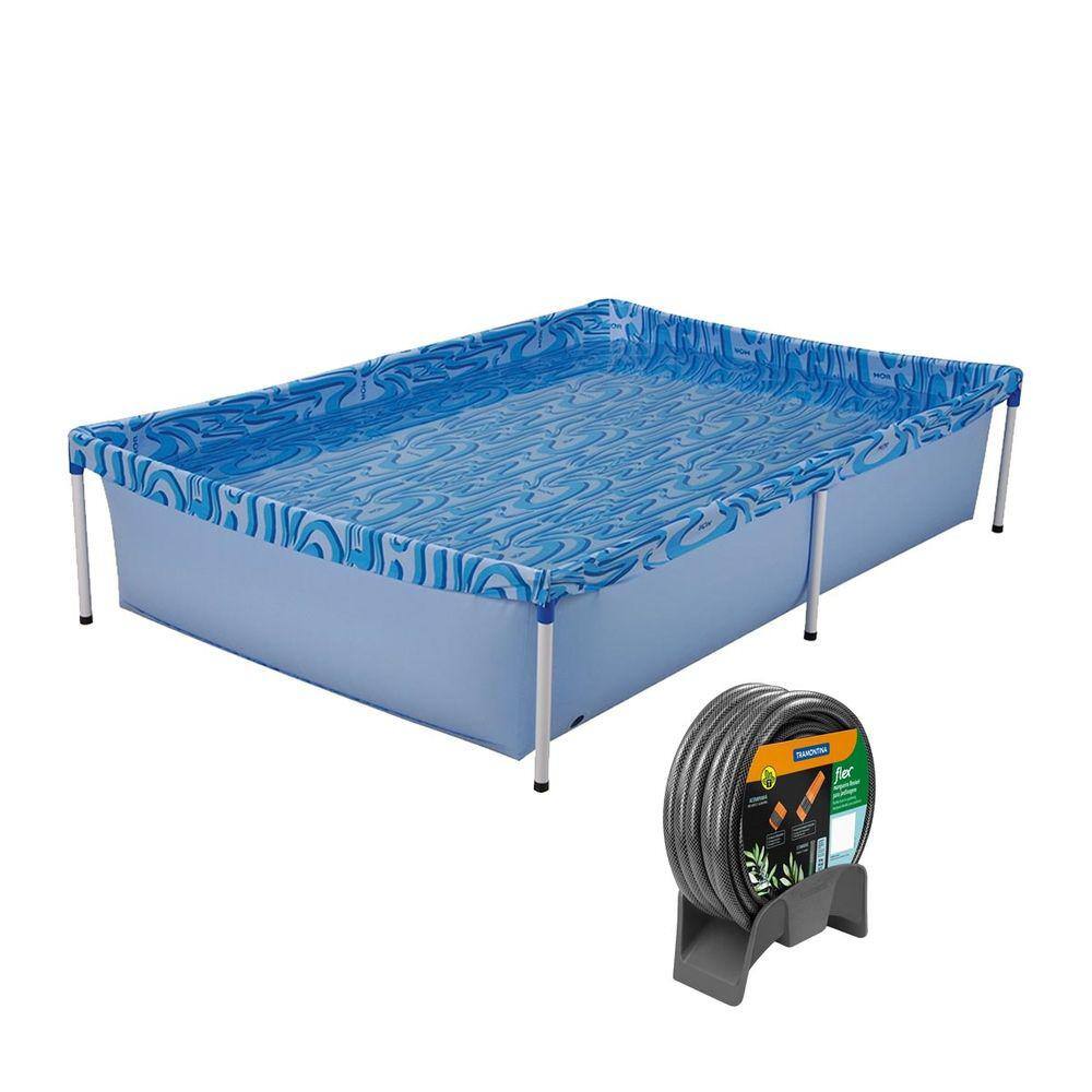 Piscina retangular infantil mor 1000l | Promoção Gol de Pix Casas Bahia