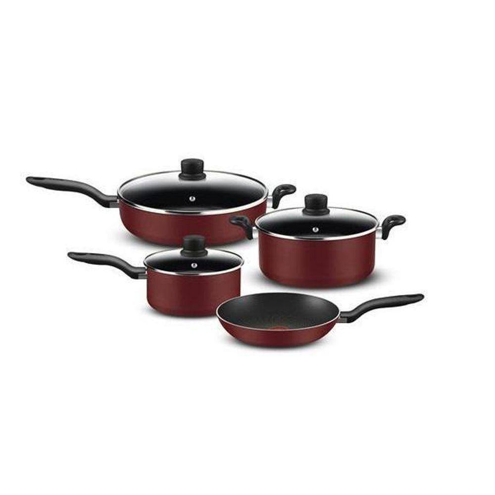 Jogo de Panelas Rochedo Antiaderente 6 Pcs Smart Profissional | Casas Bahia