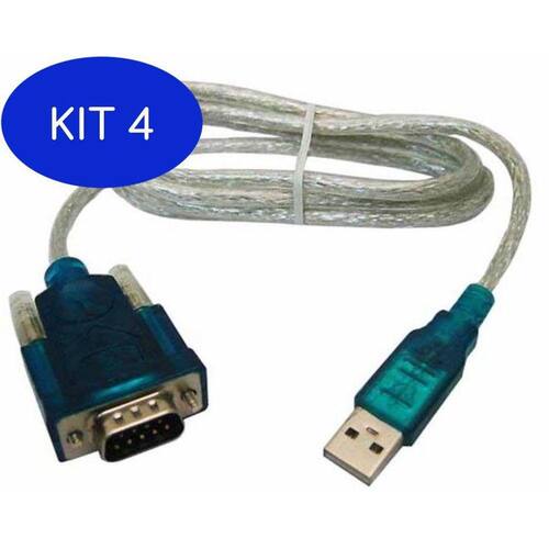 Kit 4 Cabo Adaptador USB para Serial | Casas Bahia