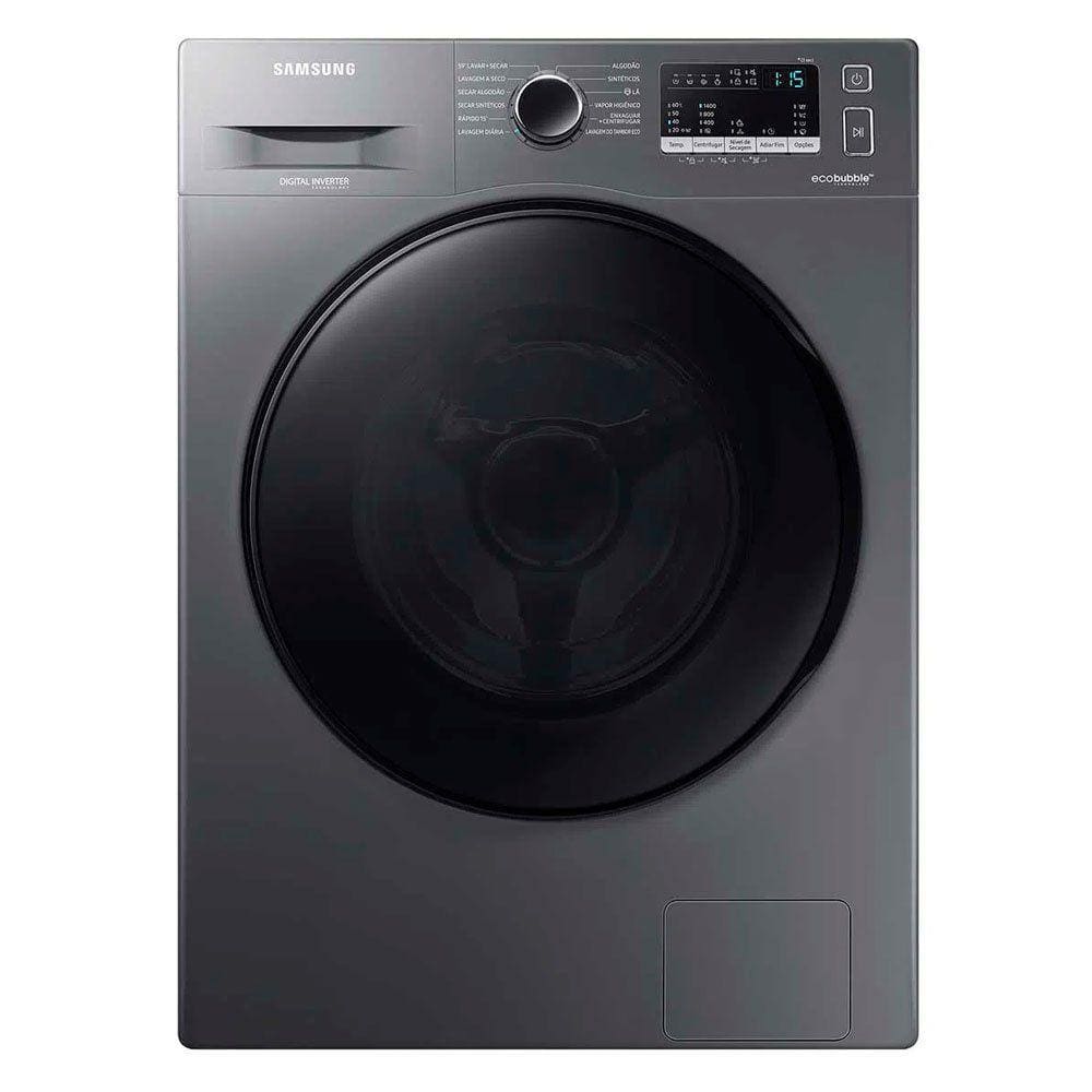 Lava e Seca Samsung 11kg WD11M4473PX cor Inox | Casas Bahia
