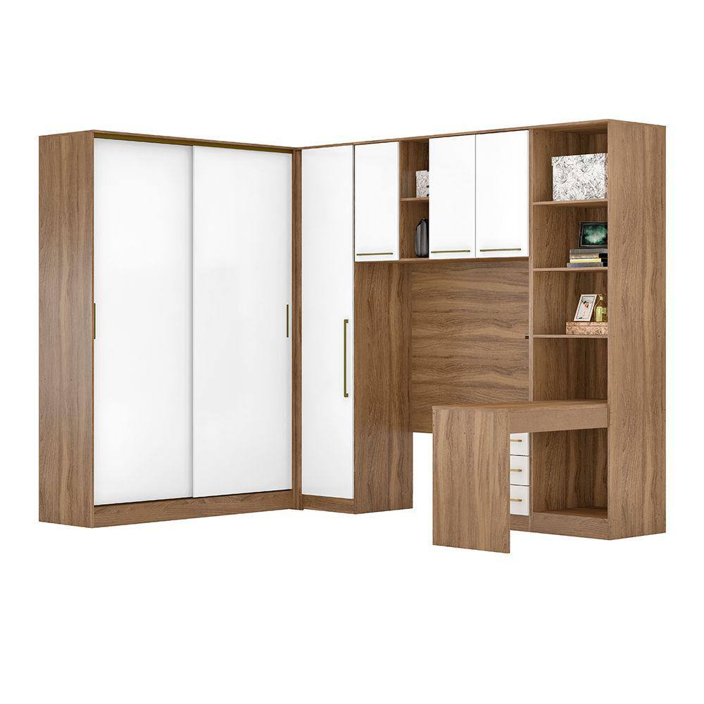 Guarda roupa modulado madeira madeira solteiro Black Friday | Vale Pix ...