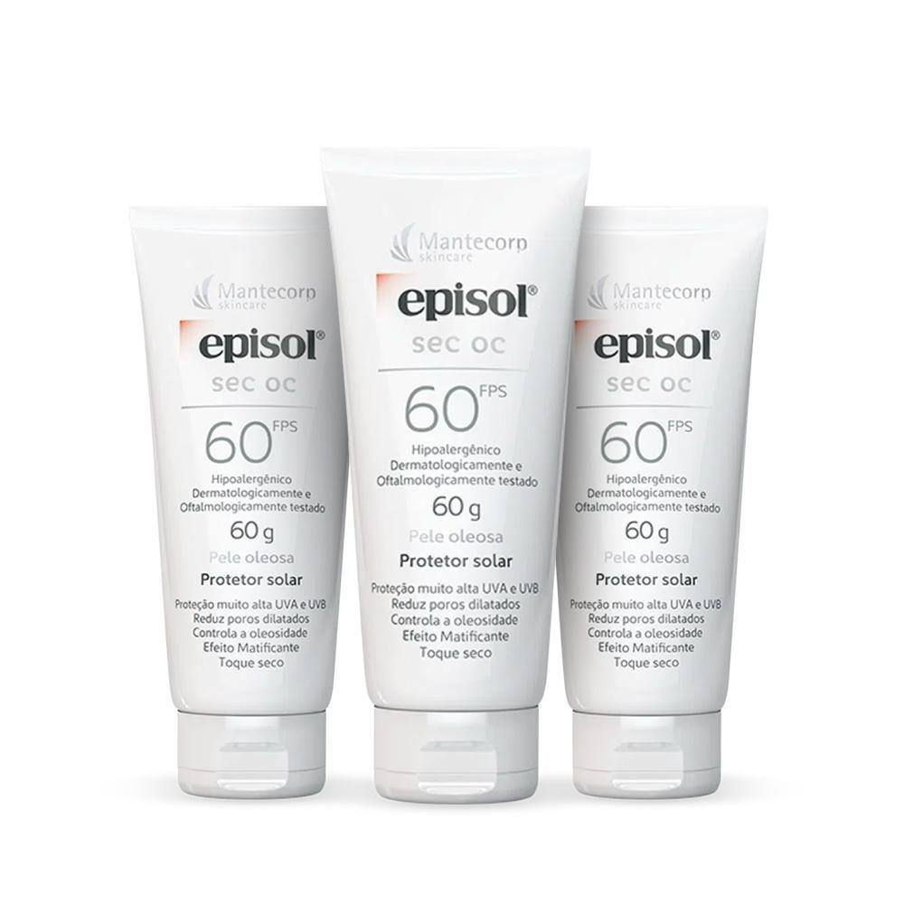Protetor solar episol sec 60 com 100g | Casas Bahia