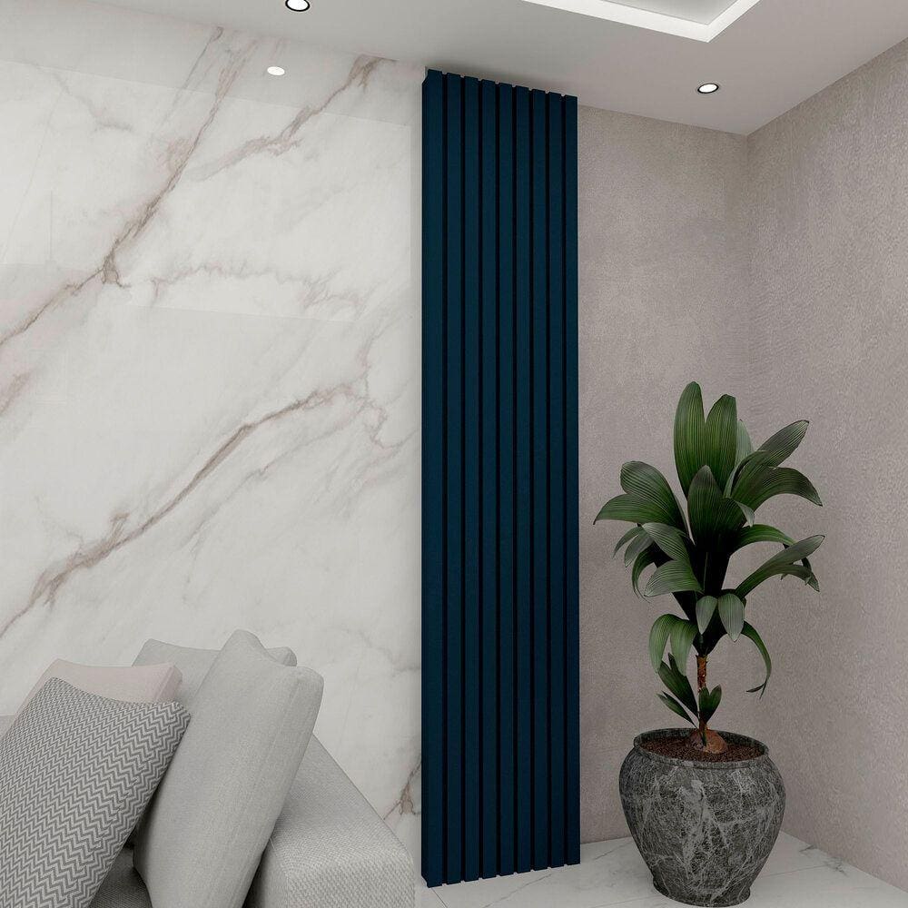Painel ripado azul | Casas Bahia