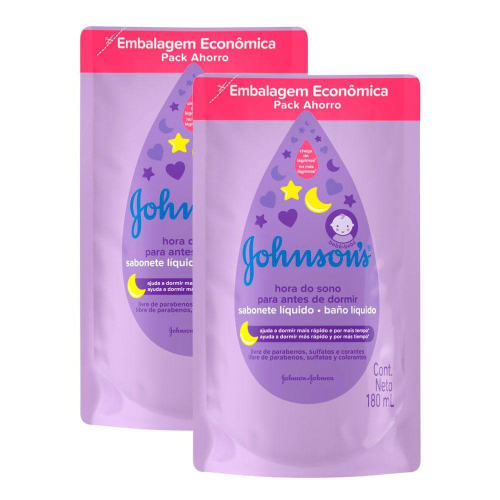 Refil sabonete liquido johnsons baby hora do sono 180ml | Casas Bahia