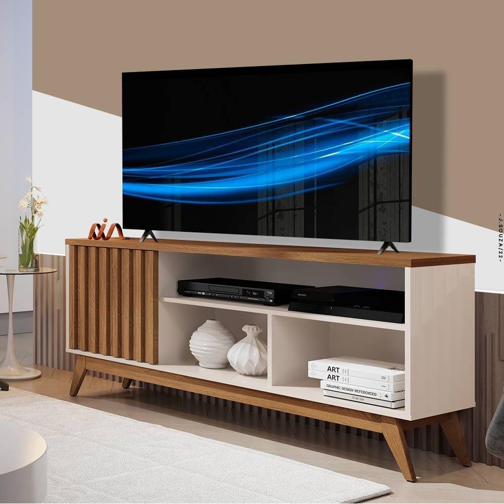 Rack tv ripado | Casas Bahia