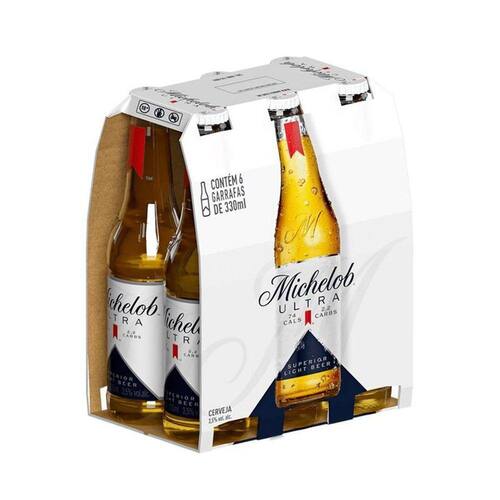 Cerveja Michelob Ultra Pack 6 Garrafas 330Ml | Casas Bahia