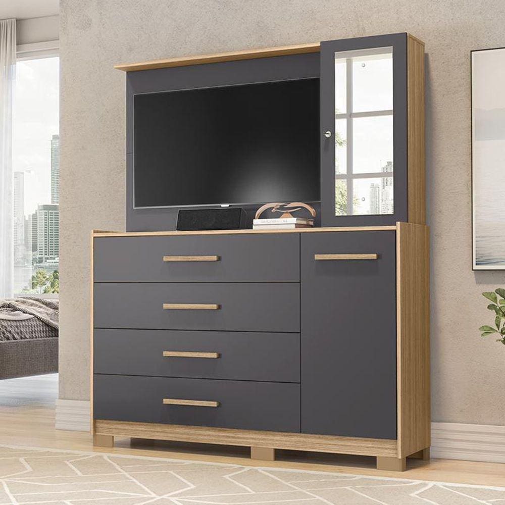 Comoda painel quarto | Casas Bahia