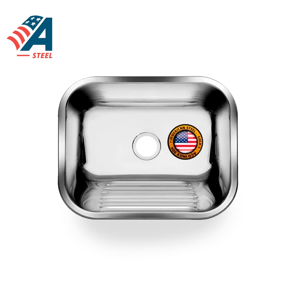 Tanque inox com balcao fibra | Casas Bahia