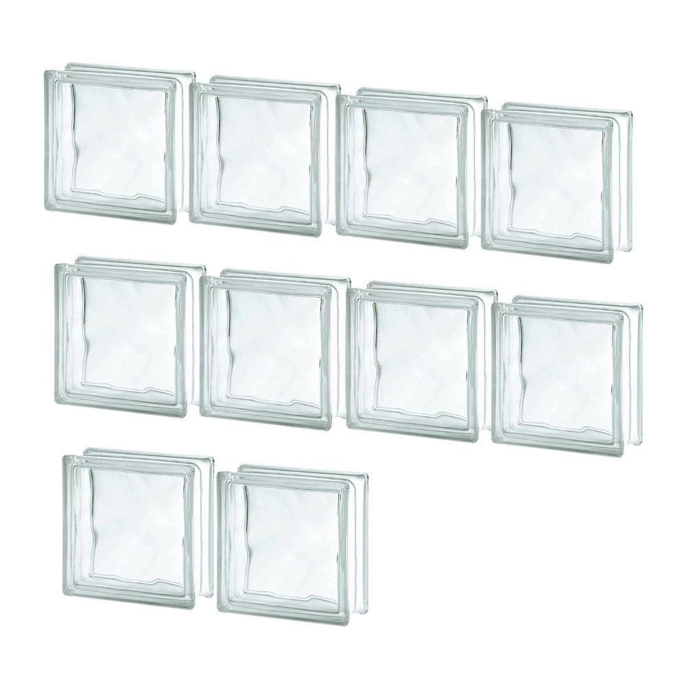 Bloco vidro fosco riscado | Casas Bahia