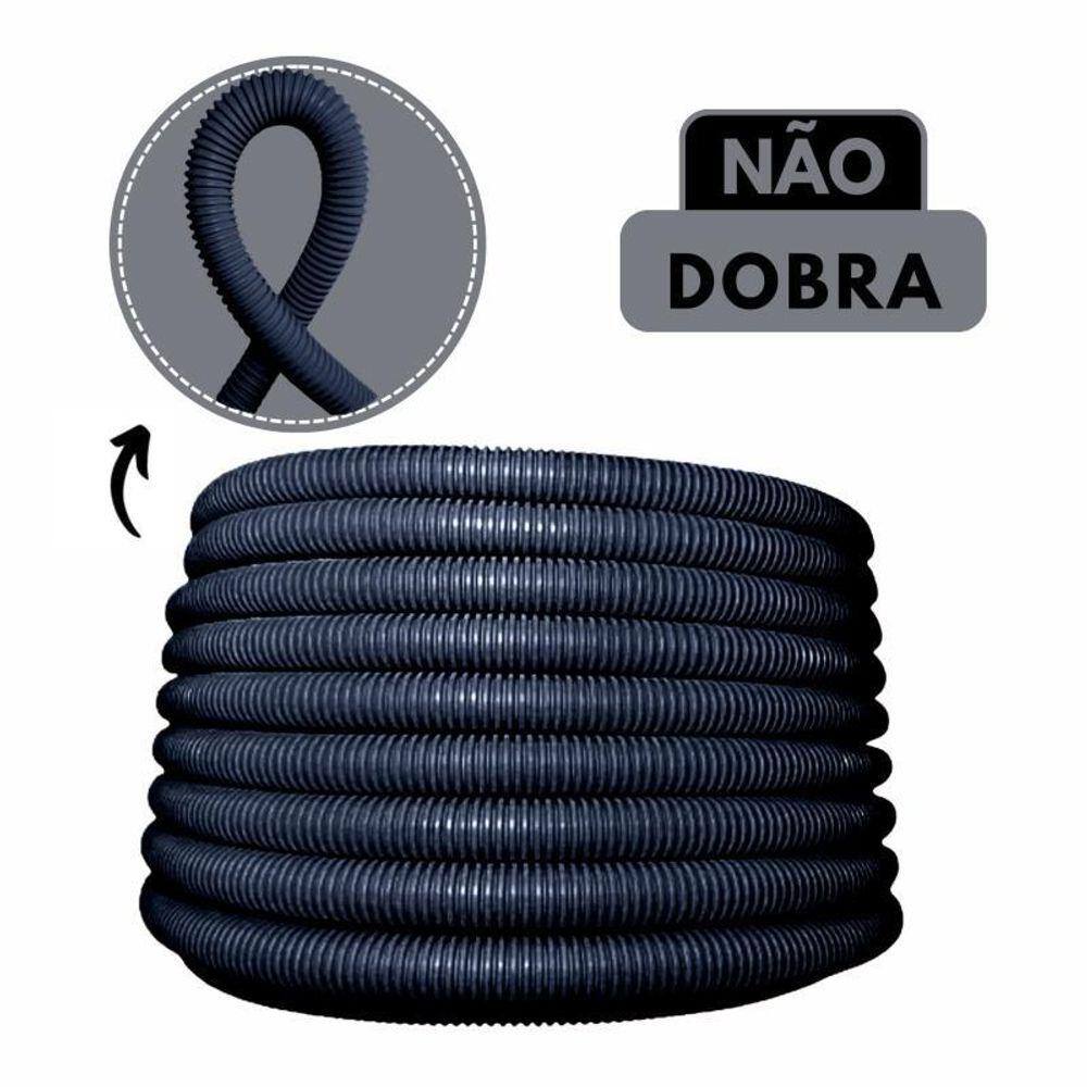 Eletroduto corrugado flexivel am 1 dn 3225m force line | Casas Bahia