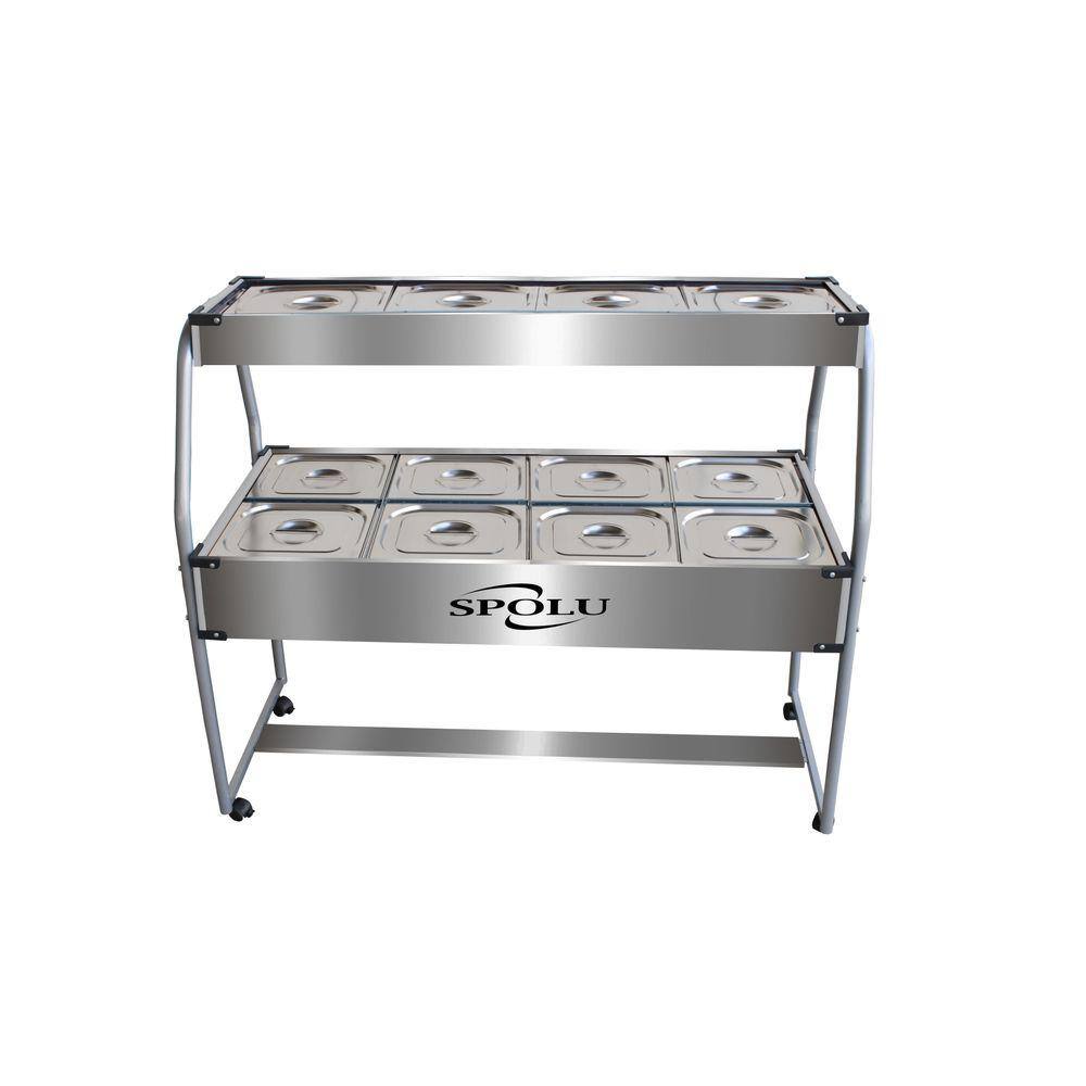 Carro duplo self service buffet | Casas Bahia