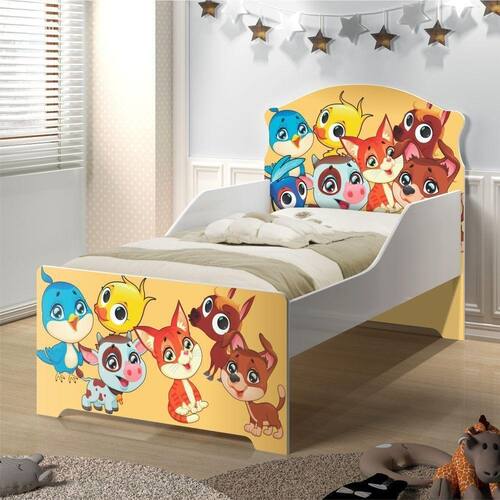 Cama Infantil Uly Bichinhos Com Colchão | Casas Bahia