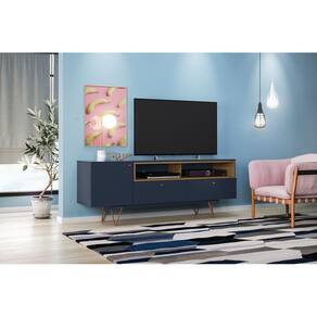 Rack retro azul navy | Casas Bahia