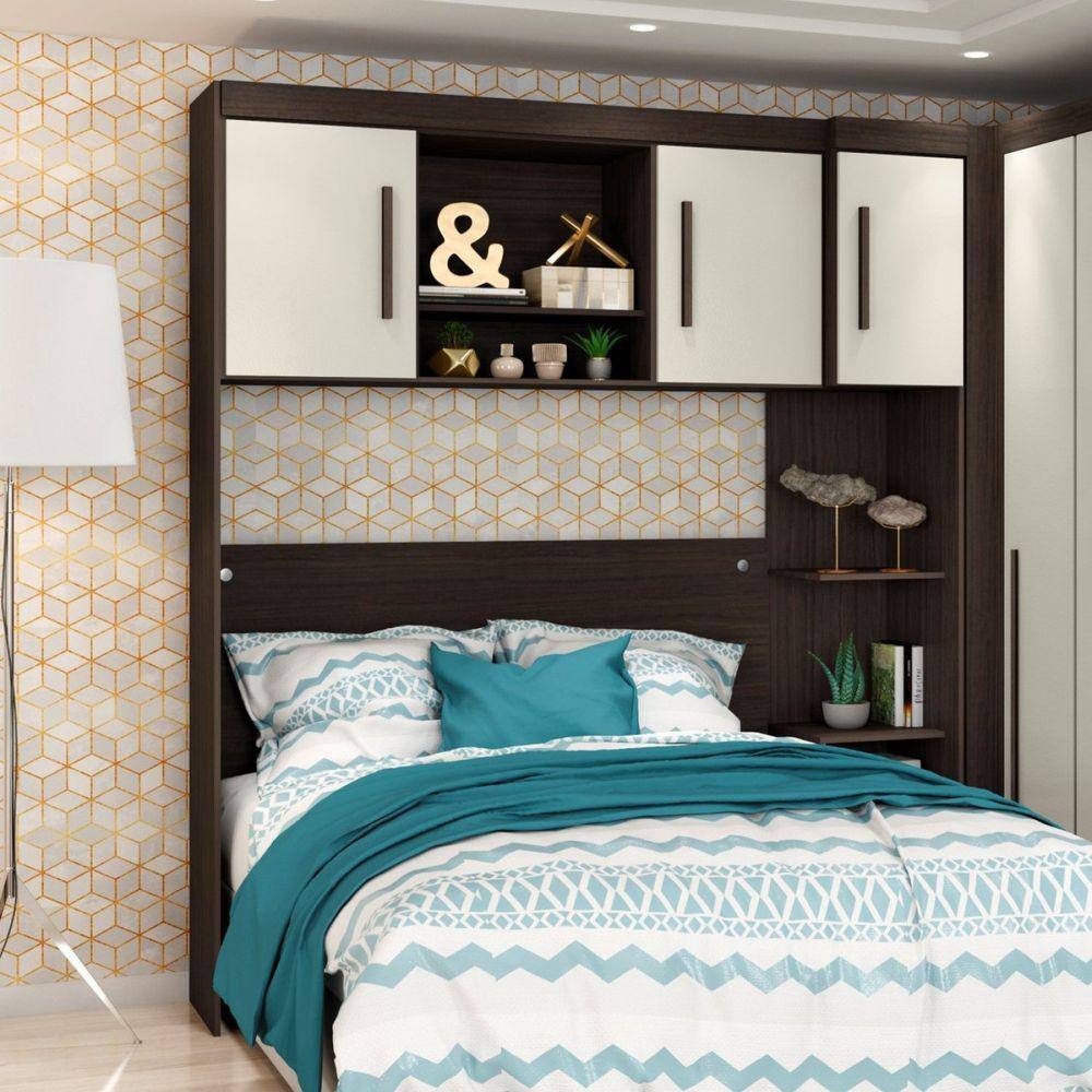 Quarto modulado demobili amendoa | Casas Bahia