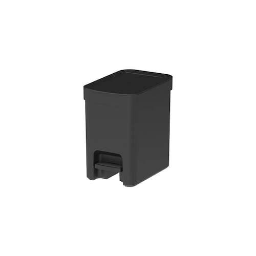 Lixeira com Pedal Trium 6L Preto - Preto | Casas Bahia