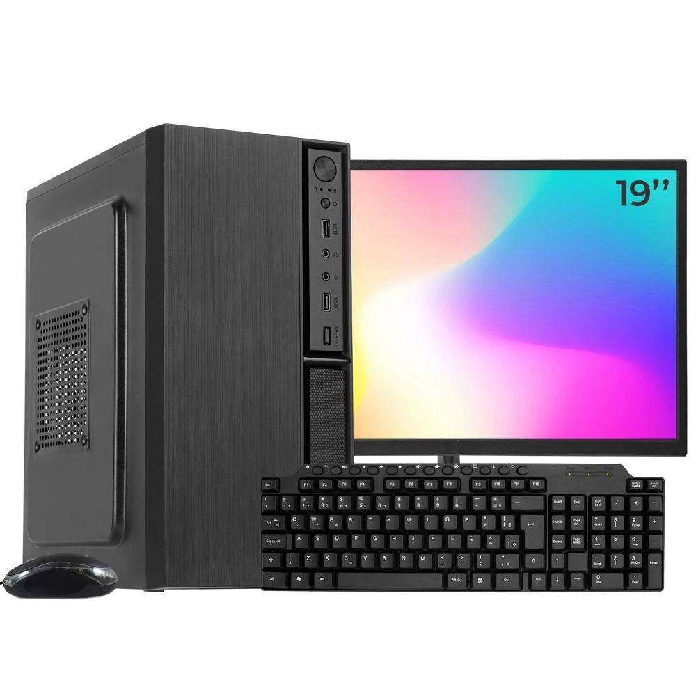 Computador Completo SFF Slim Ark Monitor 20'' Intel Core i7 4770 8GB ...