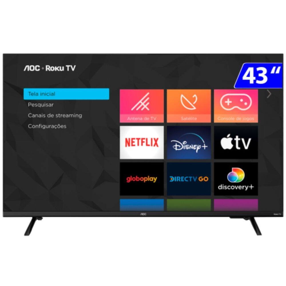 Tv aoc43p | Casas Bahia
