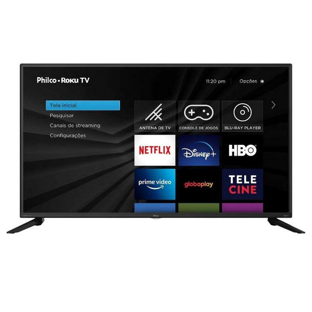 Smart tv led 40 full hd philco ptv40g60snbl com processador quad core ...