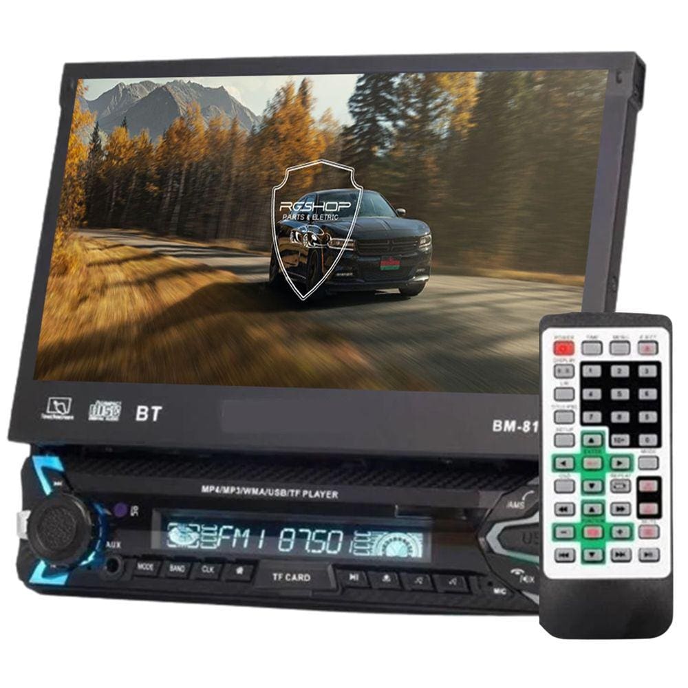 Central multimidia retratil 1 din | Casas Bahia