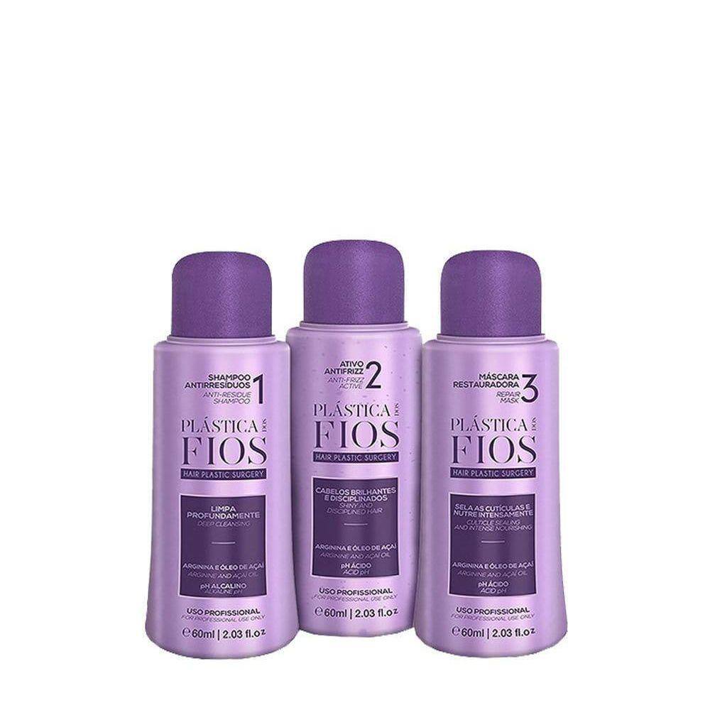 Kit cadiveu professional plastica dos fio selagem termica profissional ...