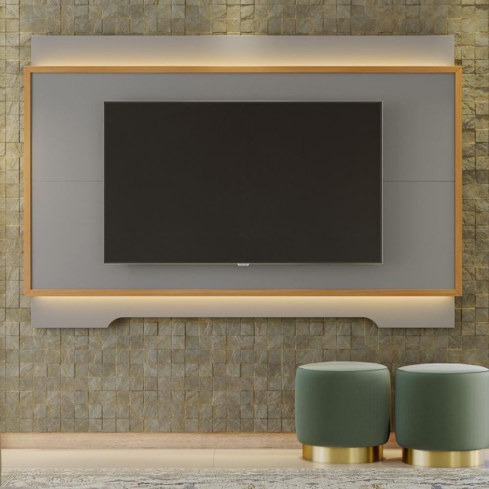 Painel parede quarto tv 60 polegadas | Casas Bahia