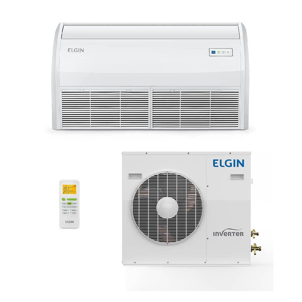 Ar condicionado split piso teto inverter elgin 48 000 btus so frio 220v ...
