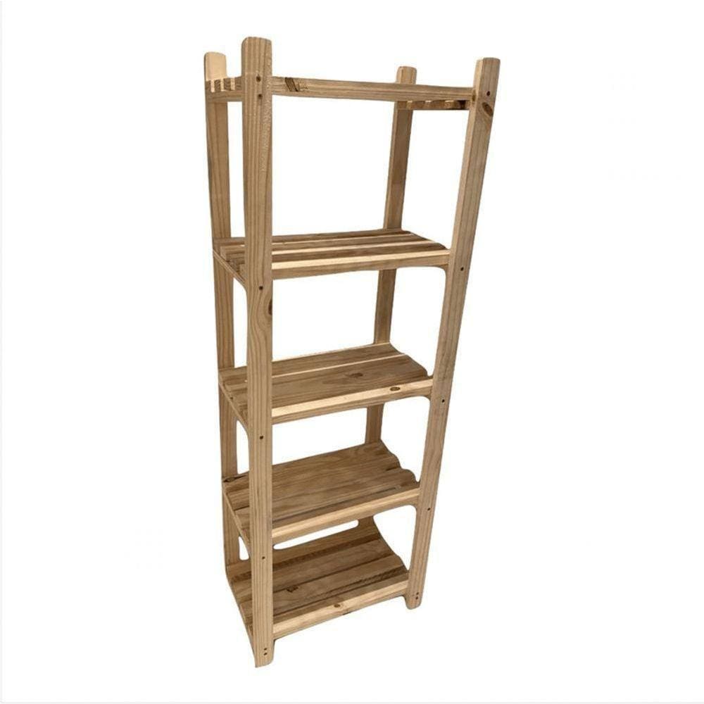 Estante multiuso 5 prateleira com altura ajustavel bariloche | Casas Bahia