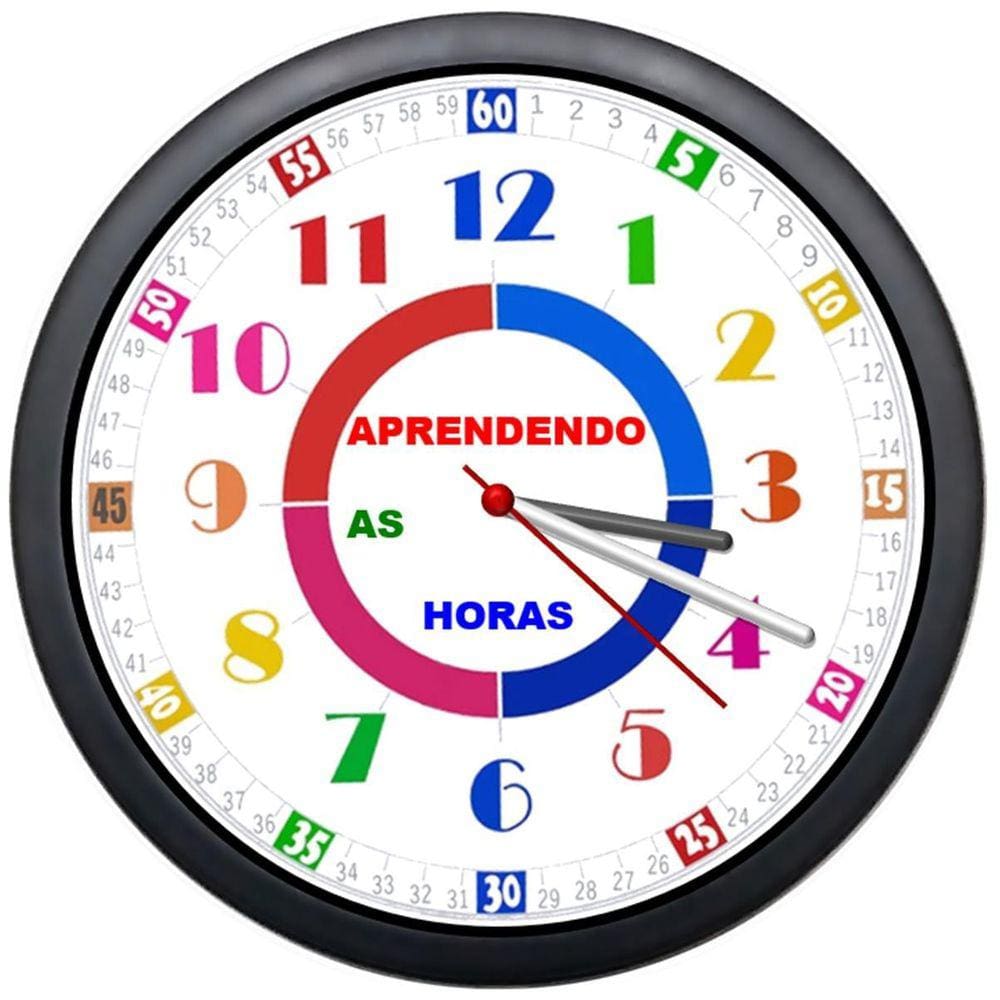 Aprender as horas no relogio ponteiro | Casas Bahia