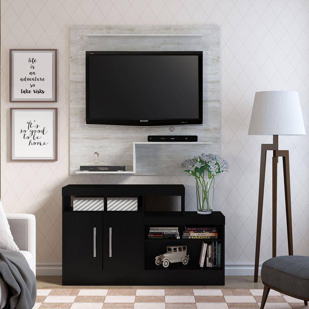Armario tv com prareleiras | Casas Bahia