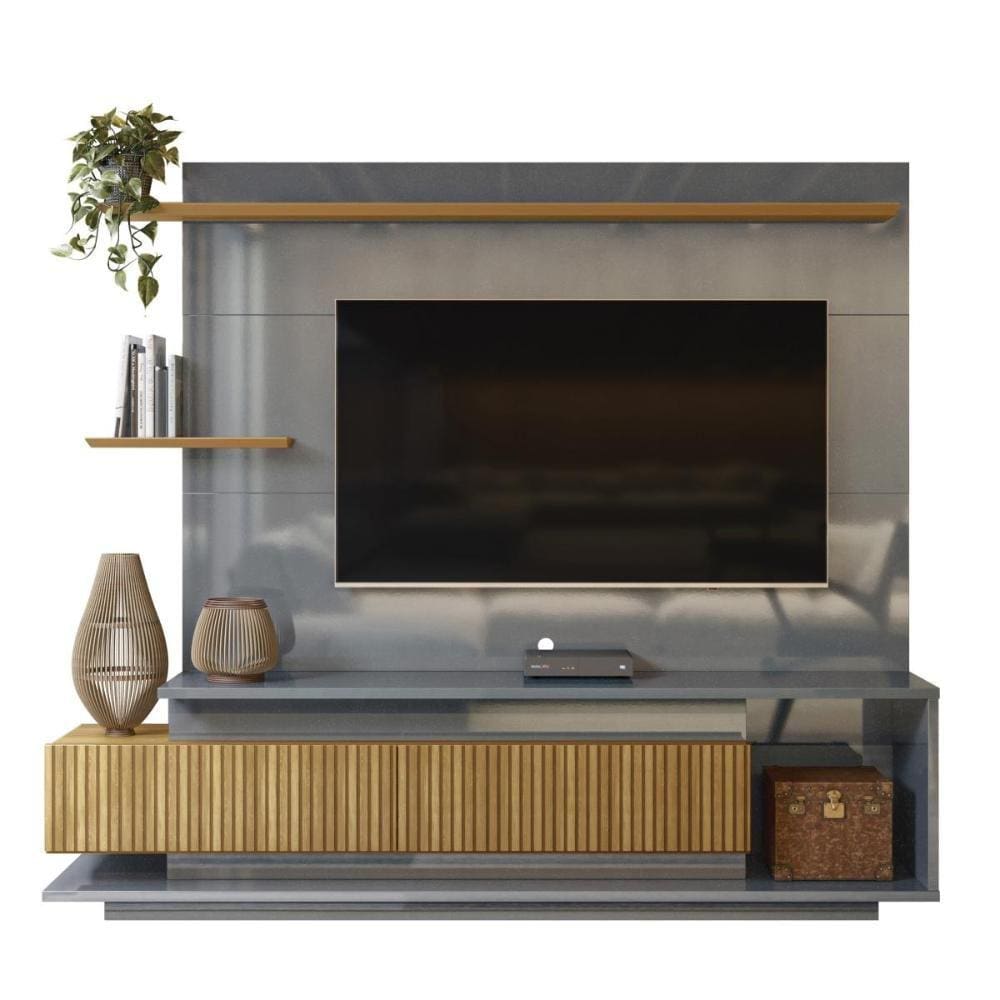 Estante home painel ripado | Casas Bahia