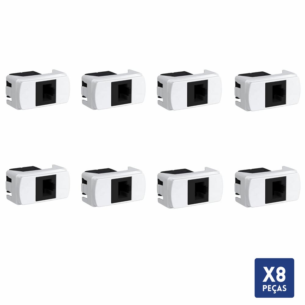 Modulo tomada rj45 8 fio orion utp cat 5 br schneider | Casas Bahia