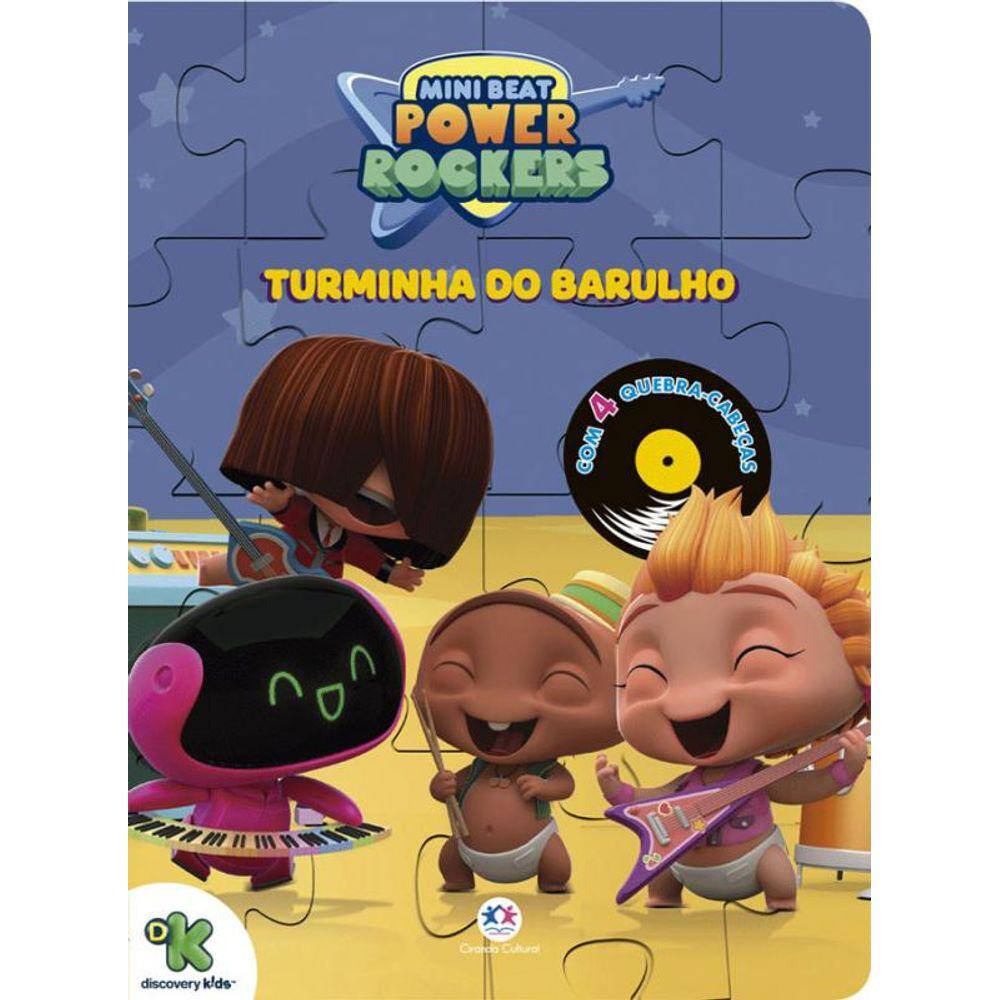 Mini beats power rockers para colorir | Casas Bahia