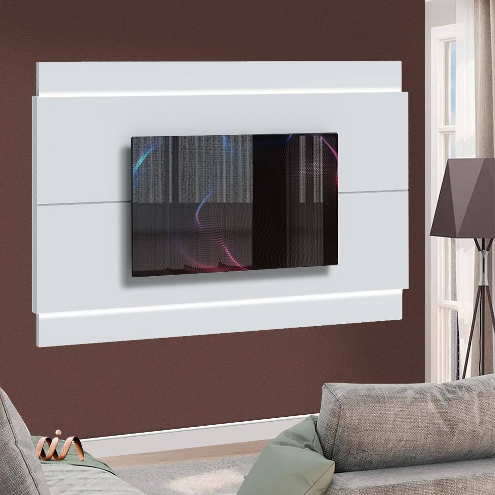 Painel branco tv 60 polegadas com led | Casas Bahia
