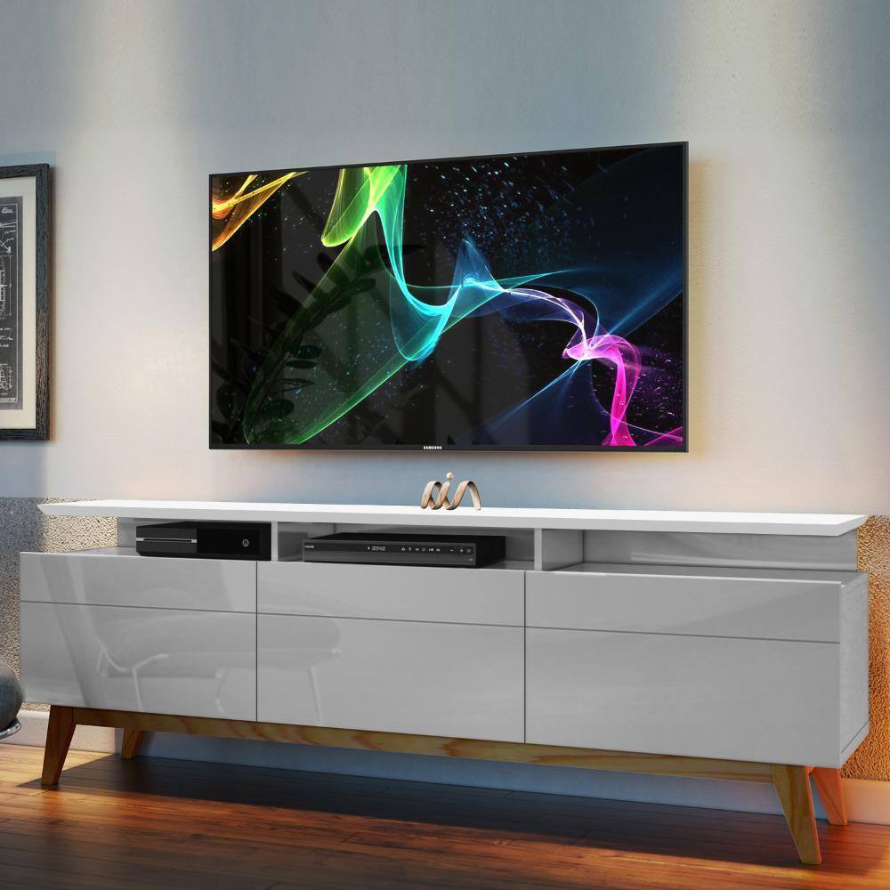 Painel tv 50 polegadas branco mais barato | Casas Bahia