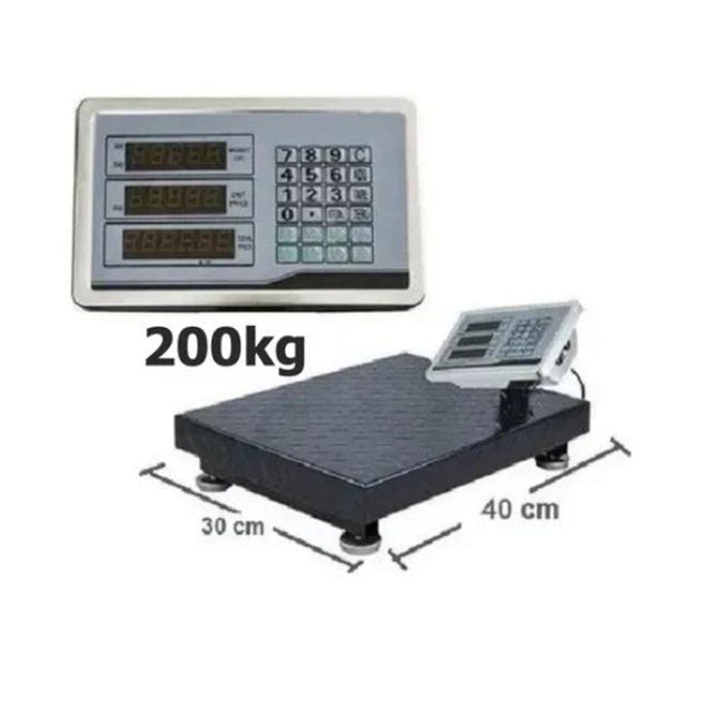 Balanca digital de plataforma 200kg bivolt veterinaria | Casas Bahia